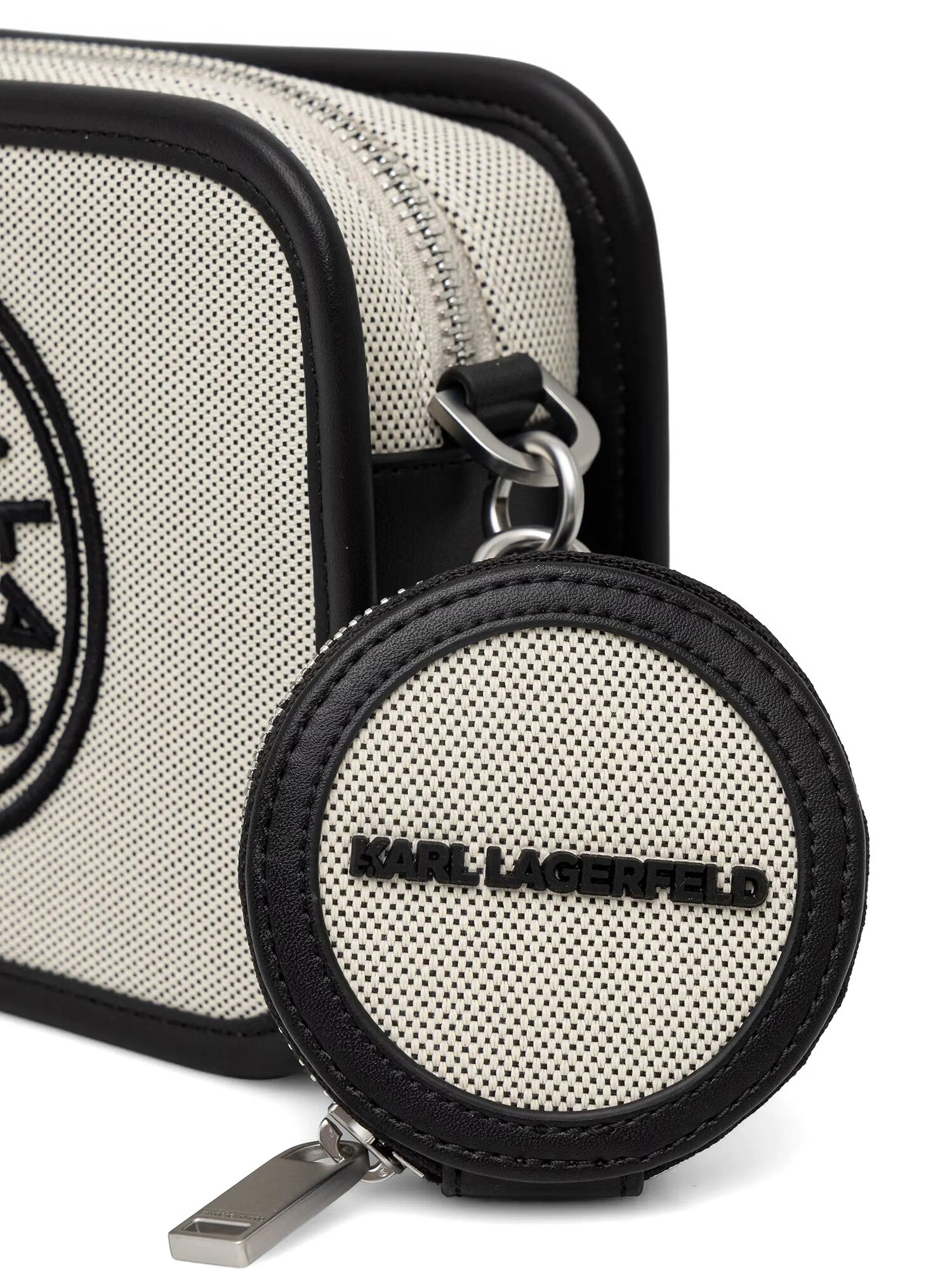 Сумка Karl Lagerfeld Logo-patch shoulder bag, разноцветный — фото 1