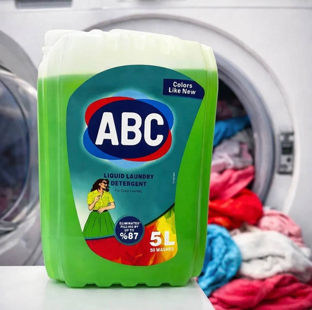 Жидкий стиральный гель ABC для цветного белья