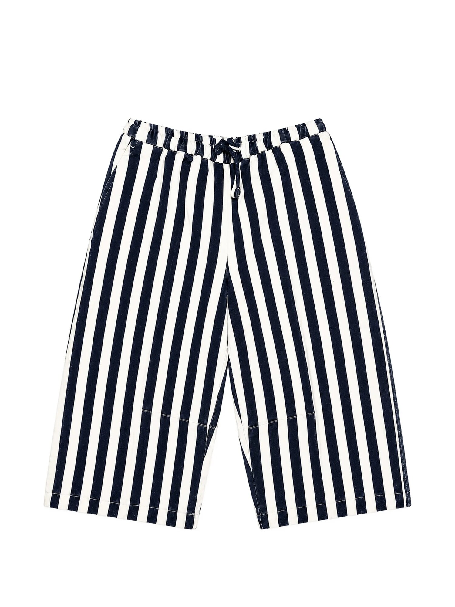 Брюки Striped drawstring trousers