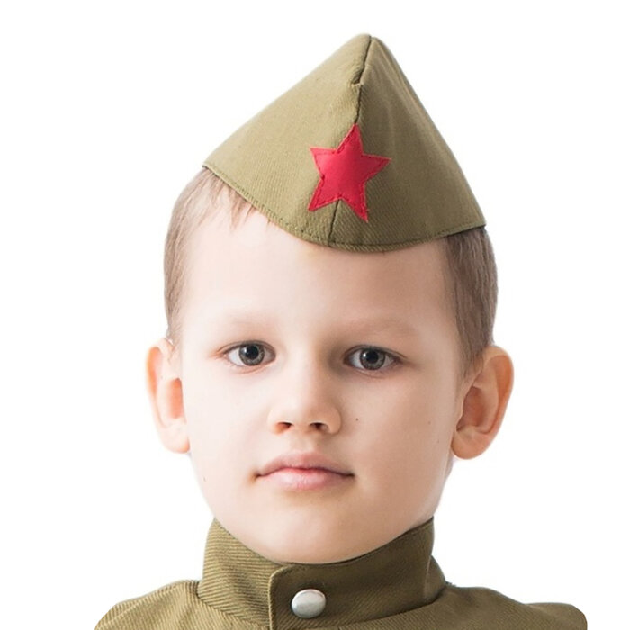 Пилотка военного, обхват головы 55 см