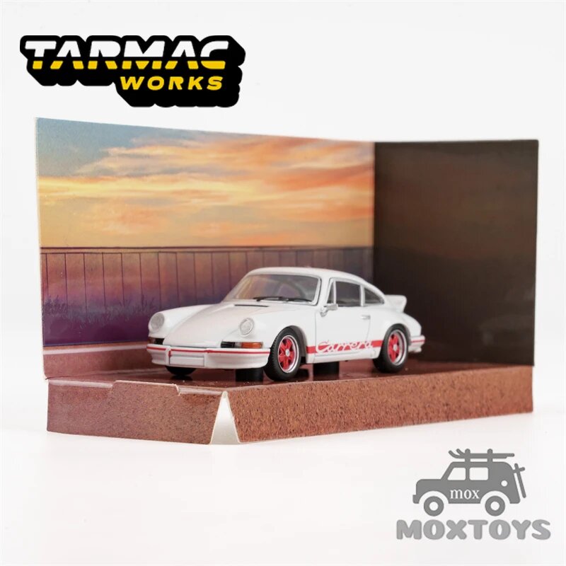 Tarmac Works 1:64 модель автомобиля Carrera White Red
