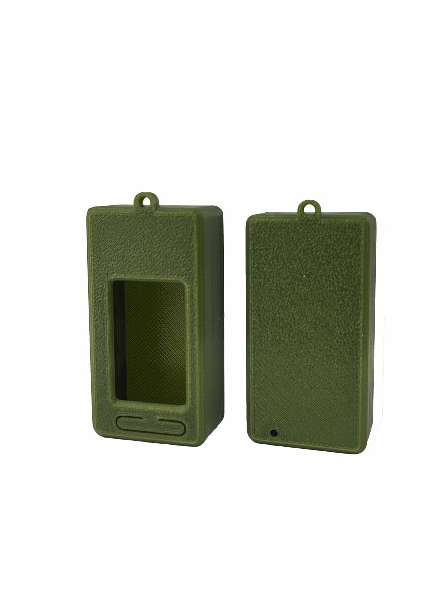 Корпус-брелок для Meshtastic Heltec T114 с двумя панелями, хаки
