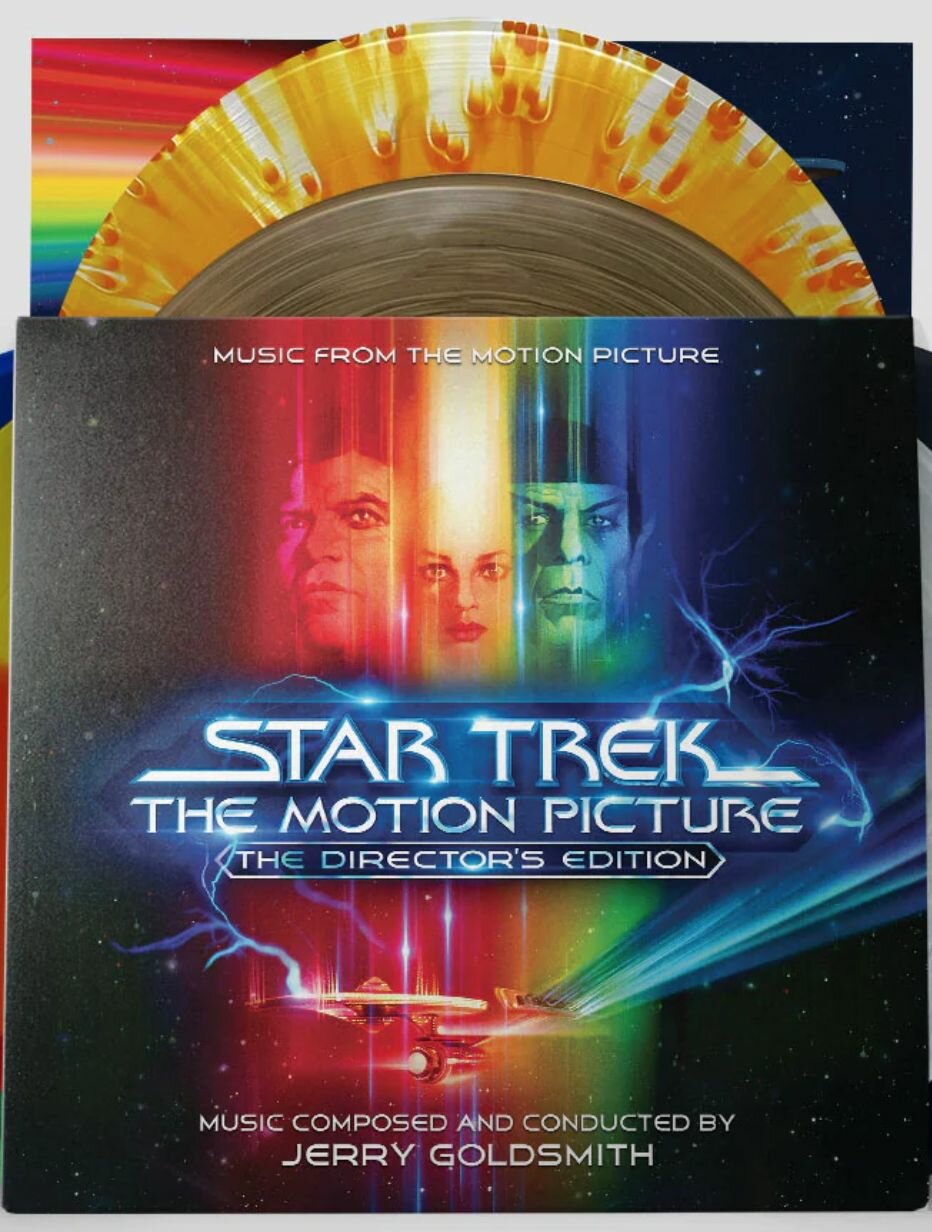 Star Trek: The Motion Picture (500шт в мире Wormhole and Space Limited The Director's Edition Soundtrack OST) Цвет: Пространственно-Временной Туннель и Космос, Виниловая Пластинка Саундтрек Стар Трек