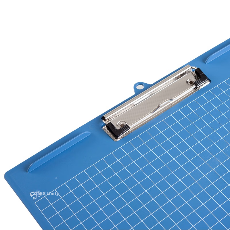 Comix A4 Plastic File Folder, Flat Folder, Horizontal, Blue, Office Stationery A725 — фото 1