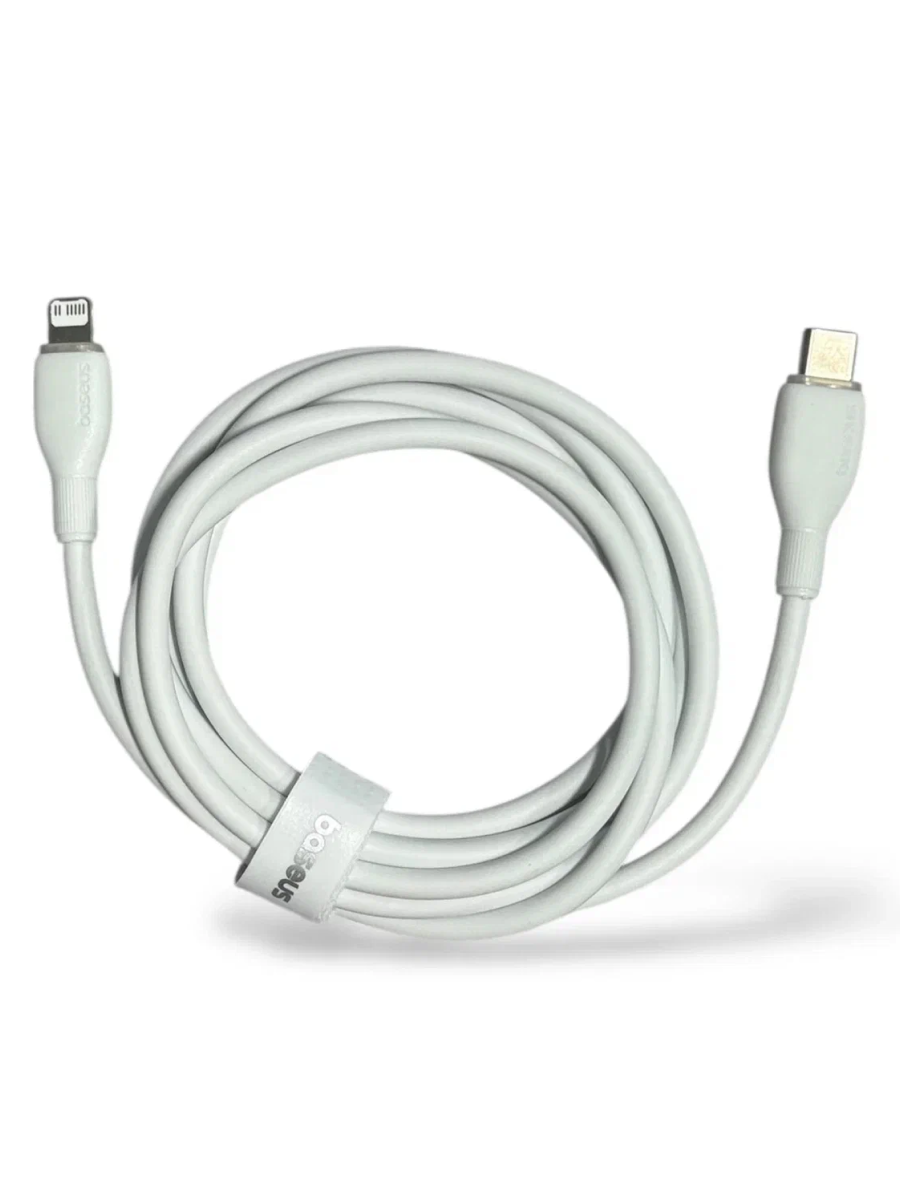 Baseus BASE ON USER - кабель Type-C to Lightning 20W PD (белые)