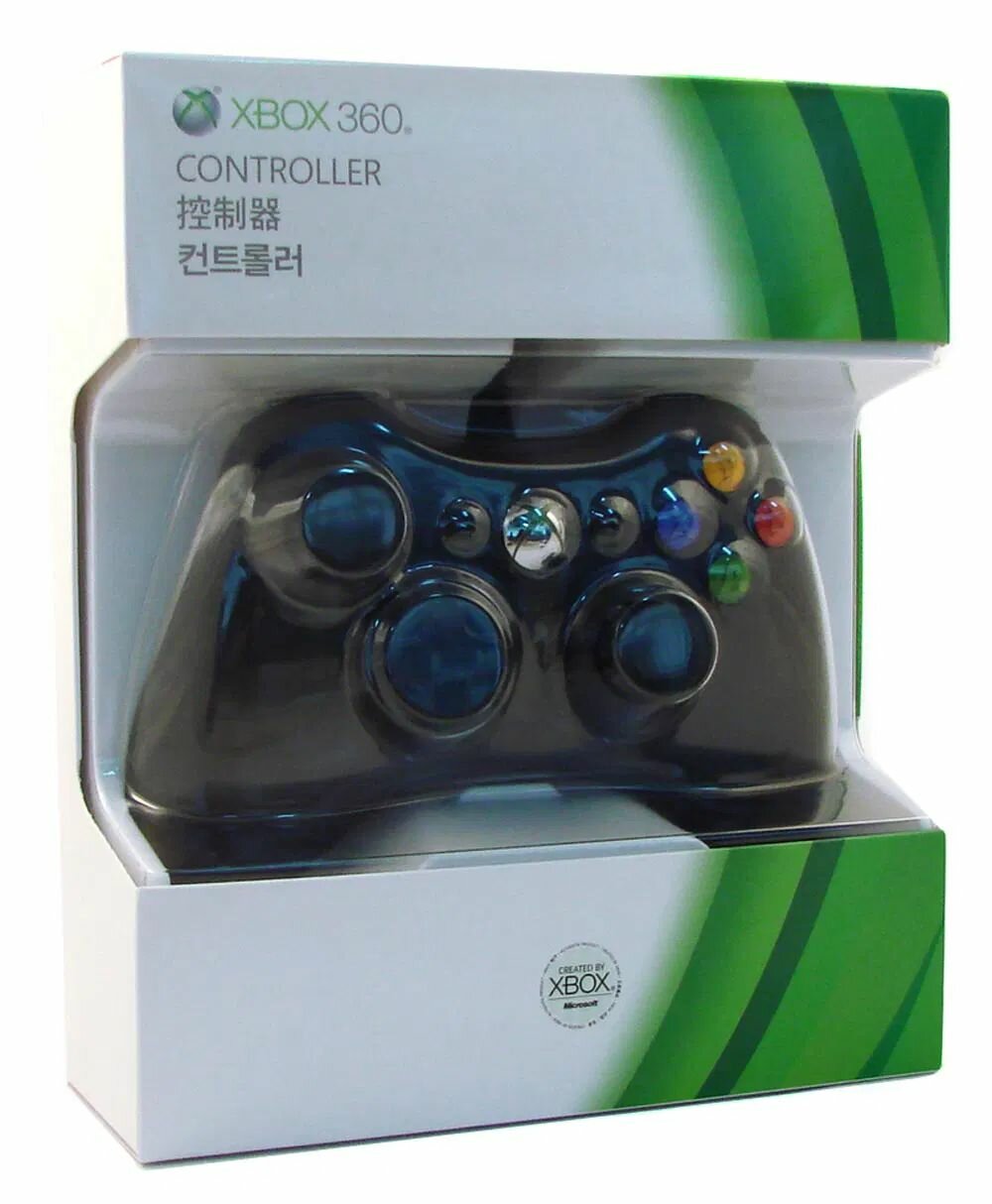 Геймпад проводной для Xbox 360 и PC, черный (S9F-00003)