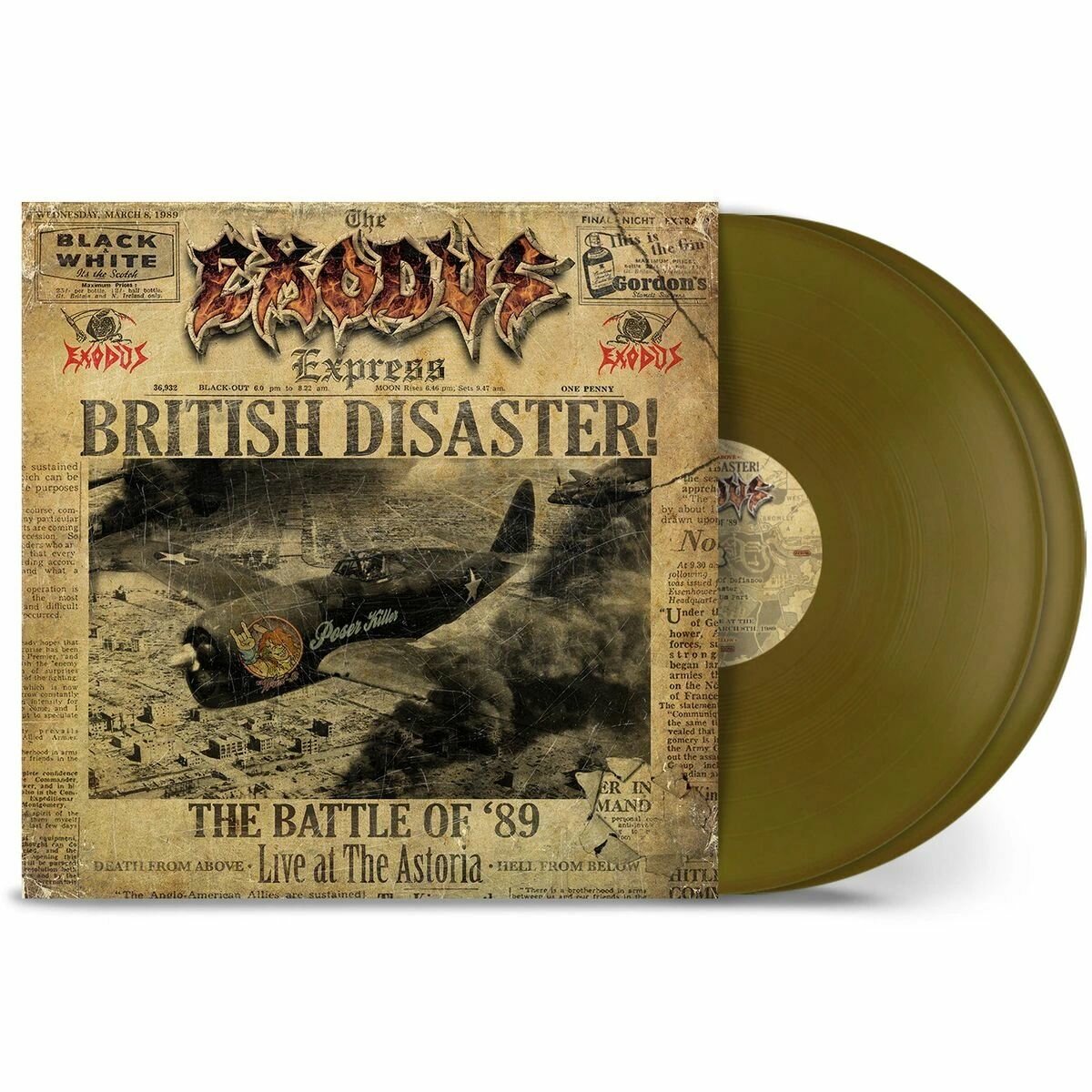 Exodus: British Disaster: The Battle Of '89 (2LP), 2024, Nuclear Blast, Gatefold Виниловая пластинка