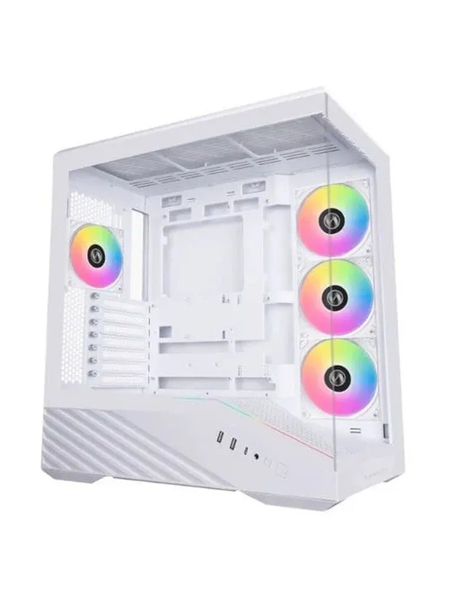 Компьютерный корпус LI V100 G99. V100RW. R1 белый - Midi Tower
