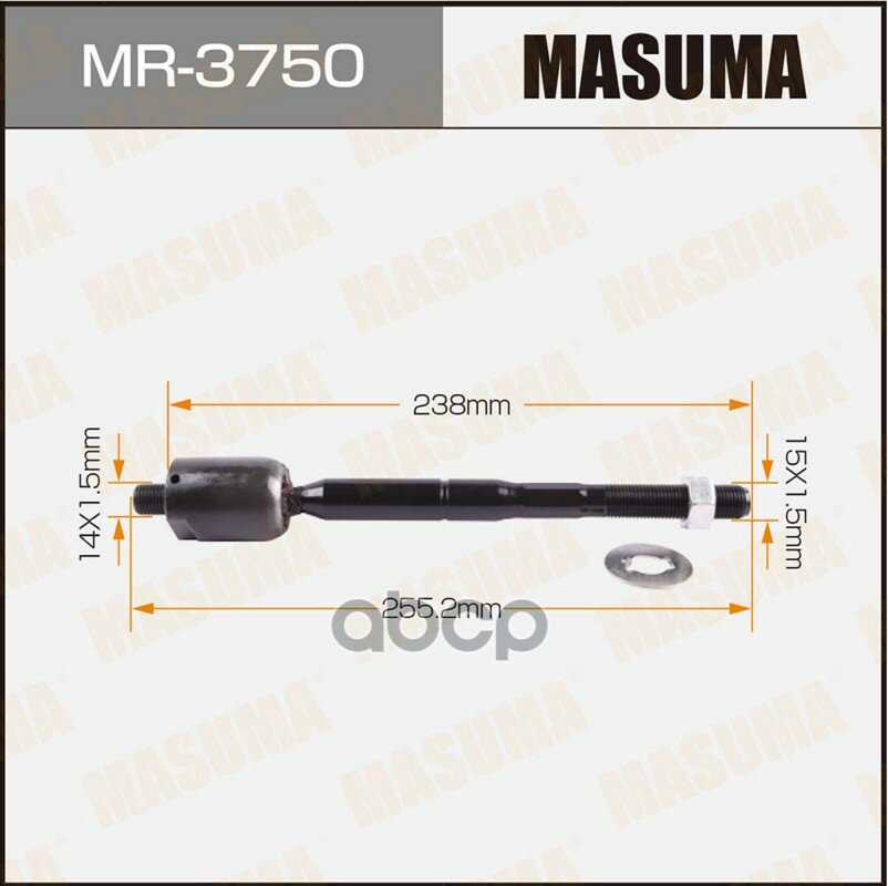Тяга рулевая TOYOTA Camry/ Windom/ LEXUS ES 330/ 350 03-11 Masuma арт. MR-3750