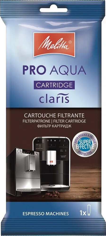 Водный фильтр-картридж Melitta Claris Pro Aqua для Caffeo, 1 шт.