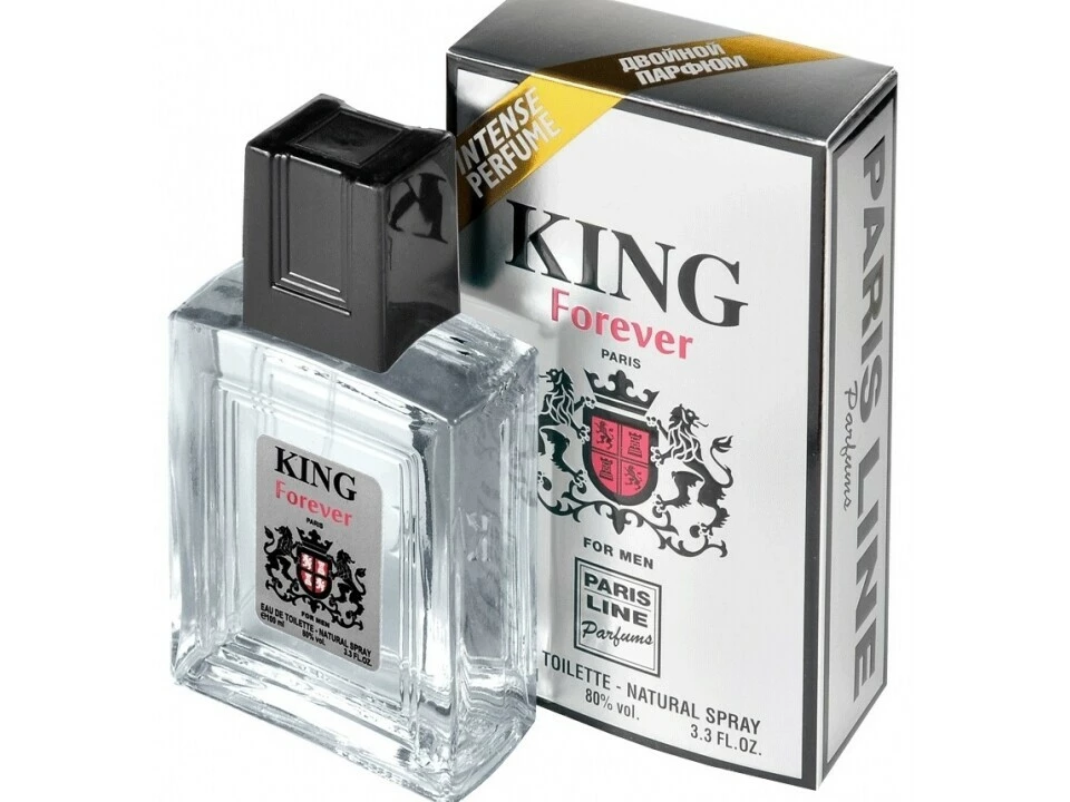 Мужской парфюм Пари Лайн Парфамс Кинг Форевер 100 мл / Paris Line Parfums King Forever