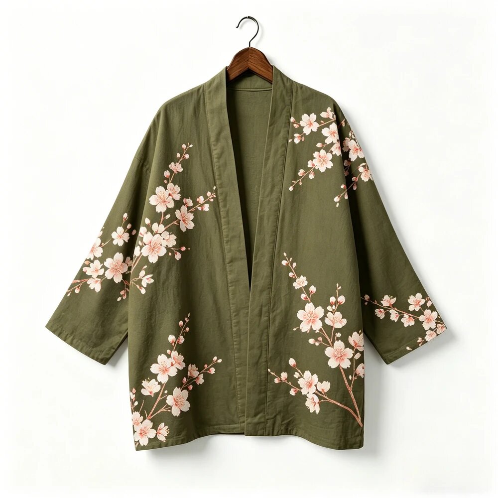 Кимоно женское мужское хлопок, цвет Haori Jacket1, XXL