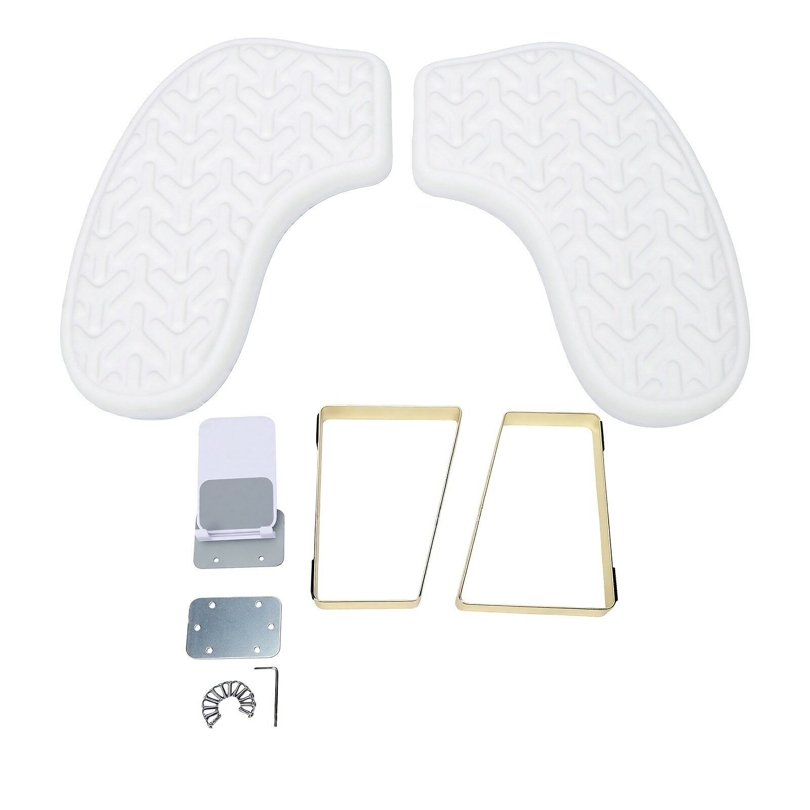 Подставка для рук для ногтей, дышащая, высокая устойчивость, эргономичная, водонепроницаемая U-образная подставка для маникюрных подлокотников для маникюрного салона, белая