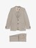 Пиджак Corneliani Striped single-breasted blazer, размер 50