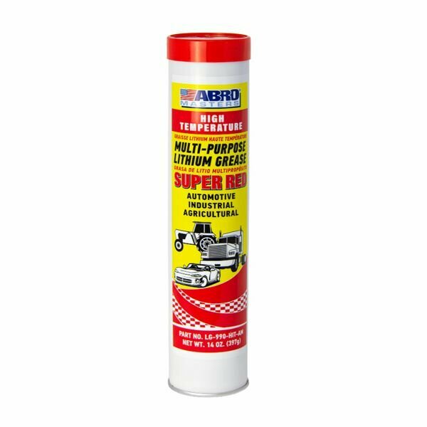Abro Masters Смазка литиевая высокотемпературная (Красный), 397 г