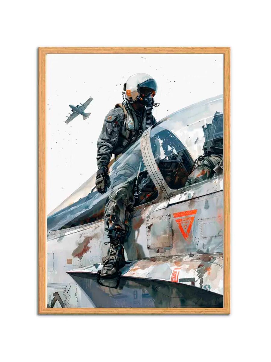 Птица-пересмешник-пилот 5, Плакат 30x42см