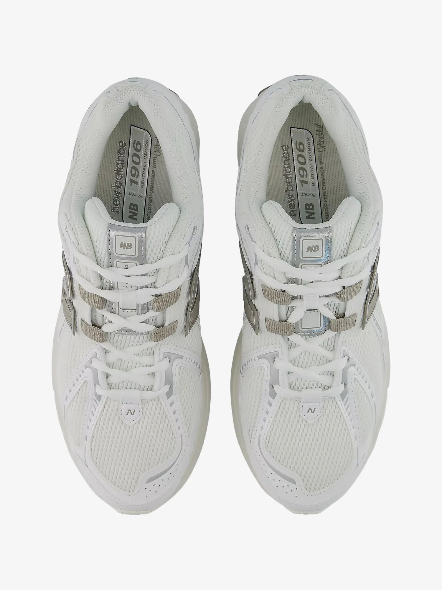 Кроссовки New Balance 1906R, размер 4,5 US, бежевый/белый — фото 1