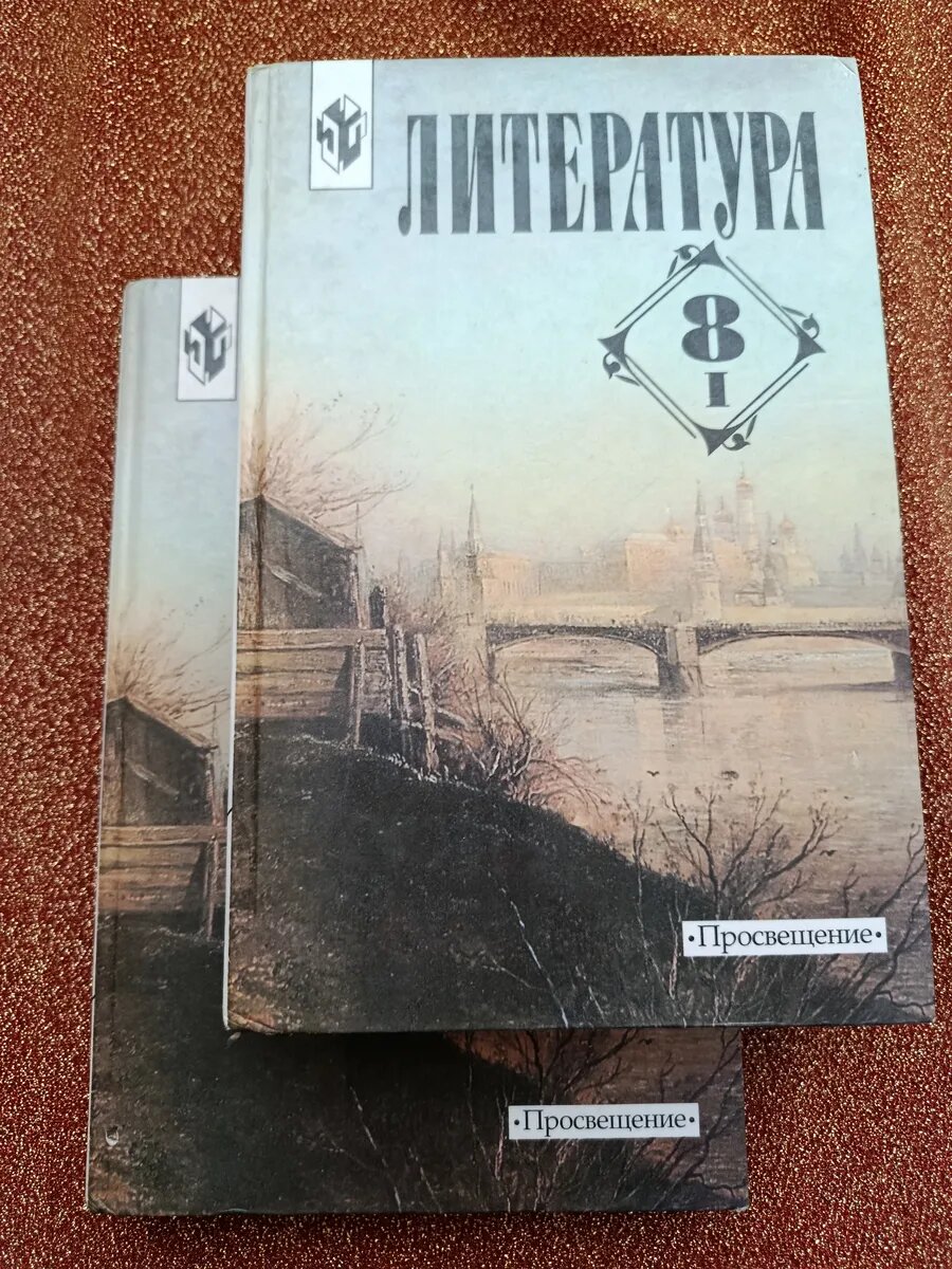 Комплект учебников Литература 8 класс 2002 год 2 тома