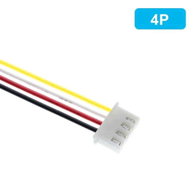 Клеммный провод XH2.54 FVJVYE 2/3/4/5/6P 10/20/30 см 5pcs, 30cm, 4pin