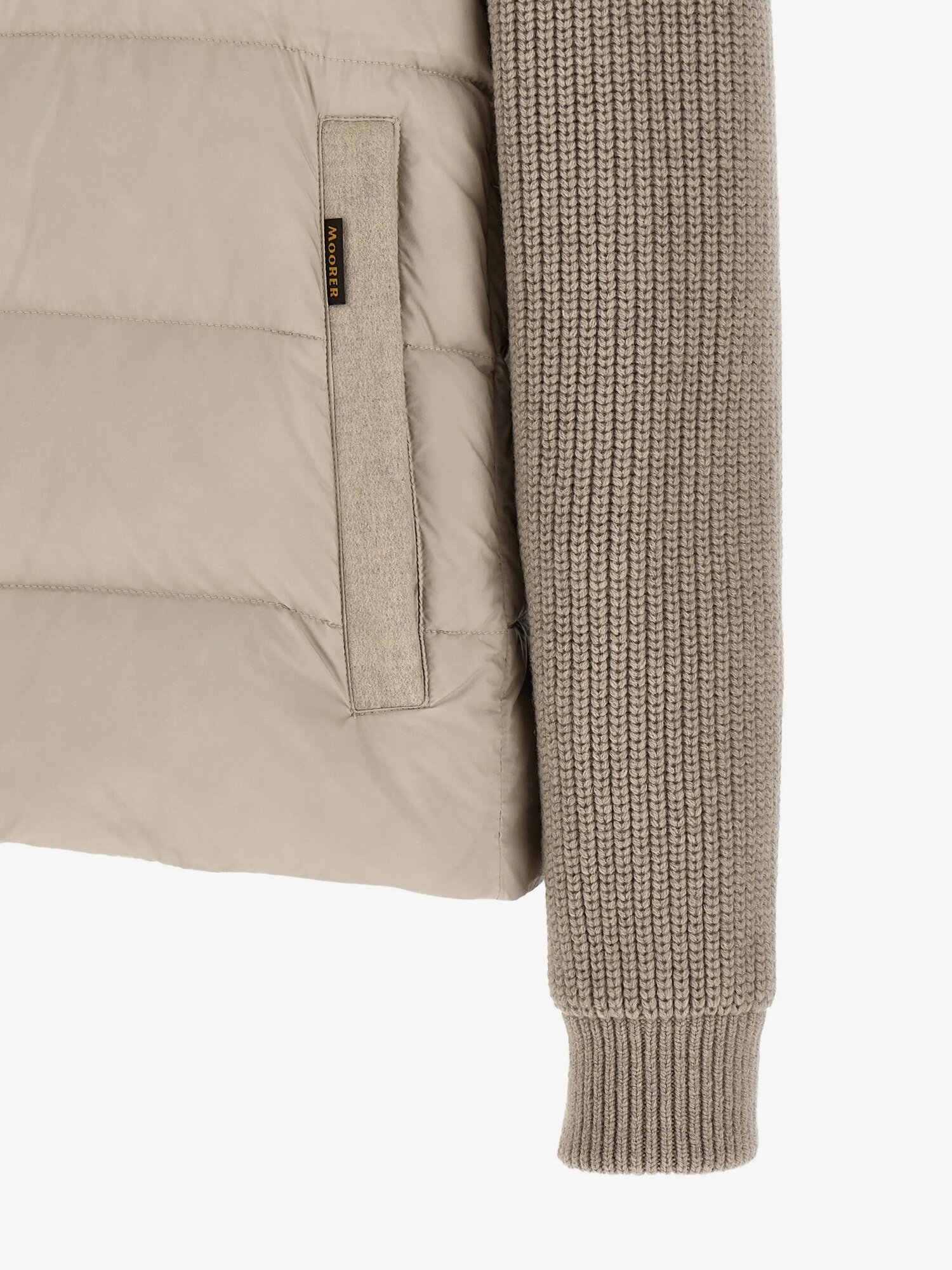 Куртка MooRER Quilted panelled hooded jacket, размер 48 — фото 1