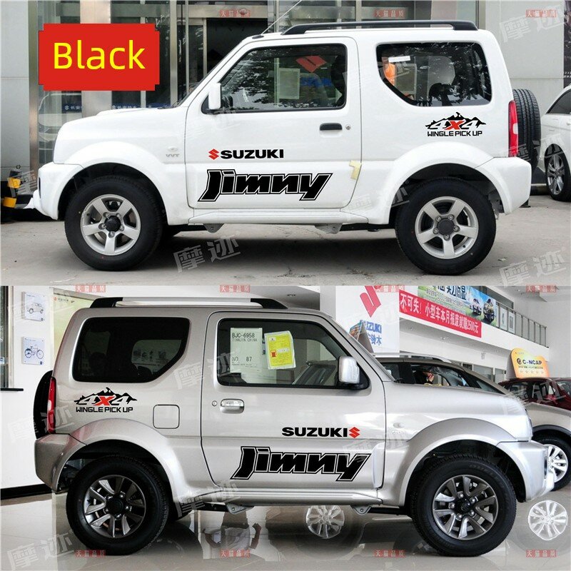 Suzuki Jimny Обычная Черная Наклейка для Автомобиля 4x4 Декоративная Наклейка Доступная