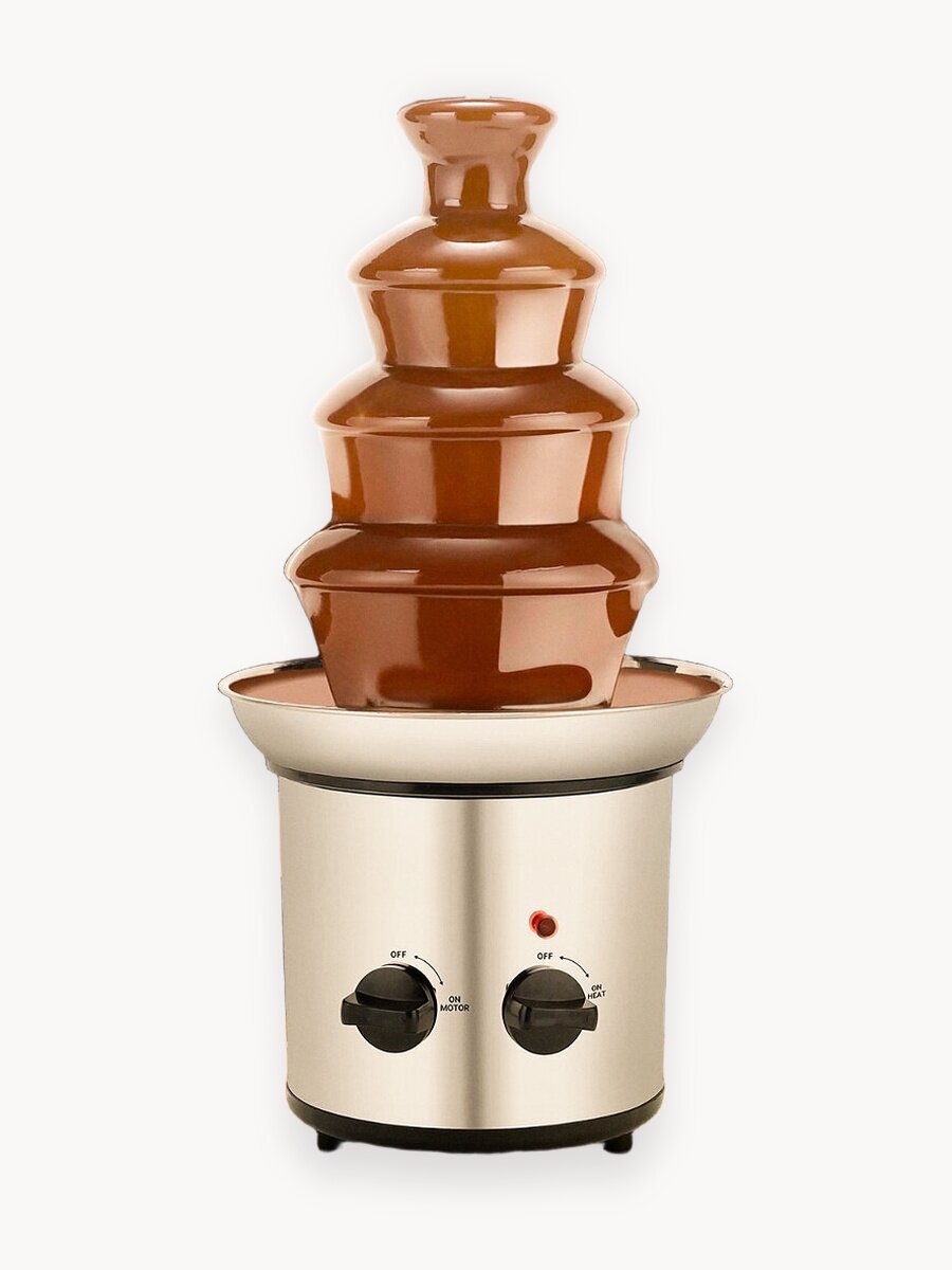 4-х ярусный шоколадный фонтан Chocoflow с подогревом, 175 вт