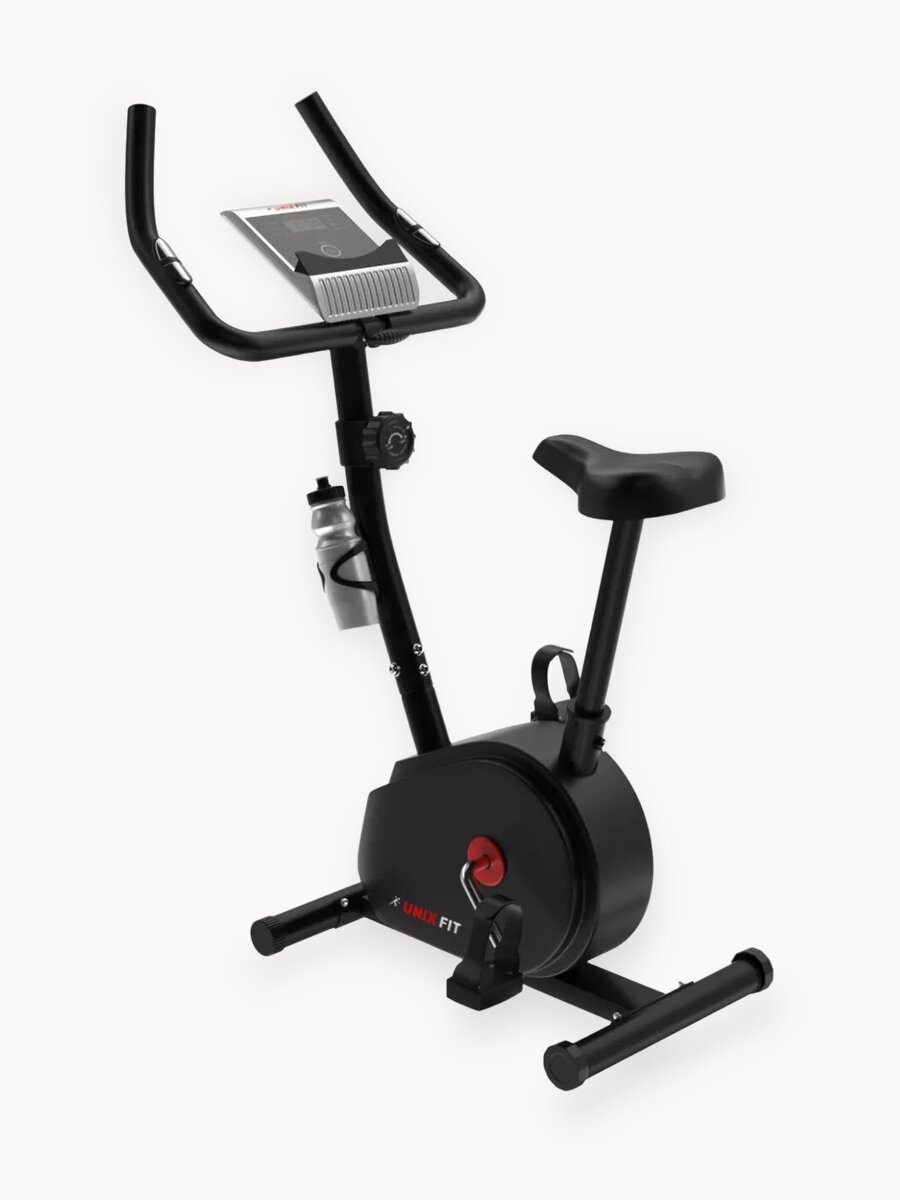 Велотренажер магнитный UNIX Fit BL-300 для дома, маховик 5 кг (инерционный 9 кг), 8 уровней нагрузки UNIXFIT