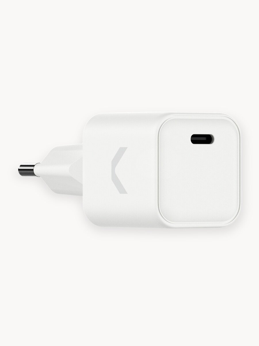 COMMO 35W Mini Charger, GaN, 1xUSB-C, быстрое зарядное устройство 35 Вт, белый