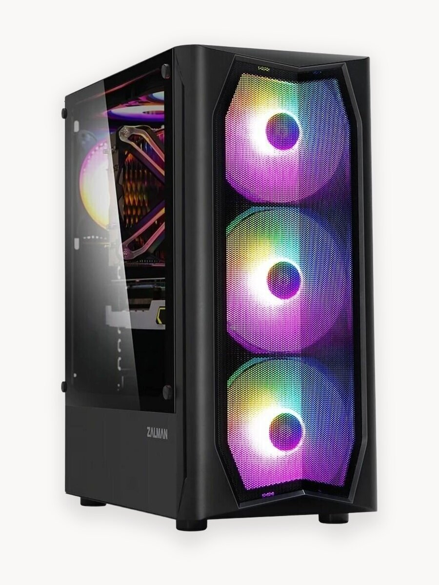 Корпус ATX Miditower Zalman N4 Black