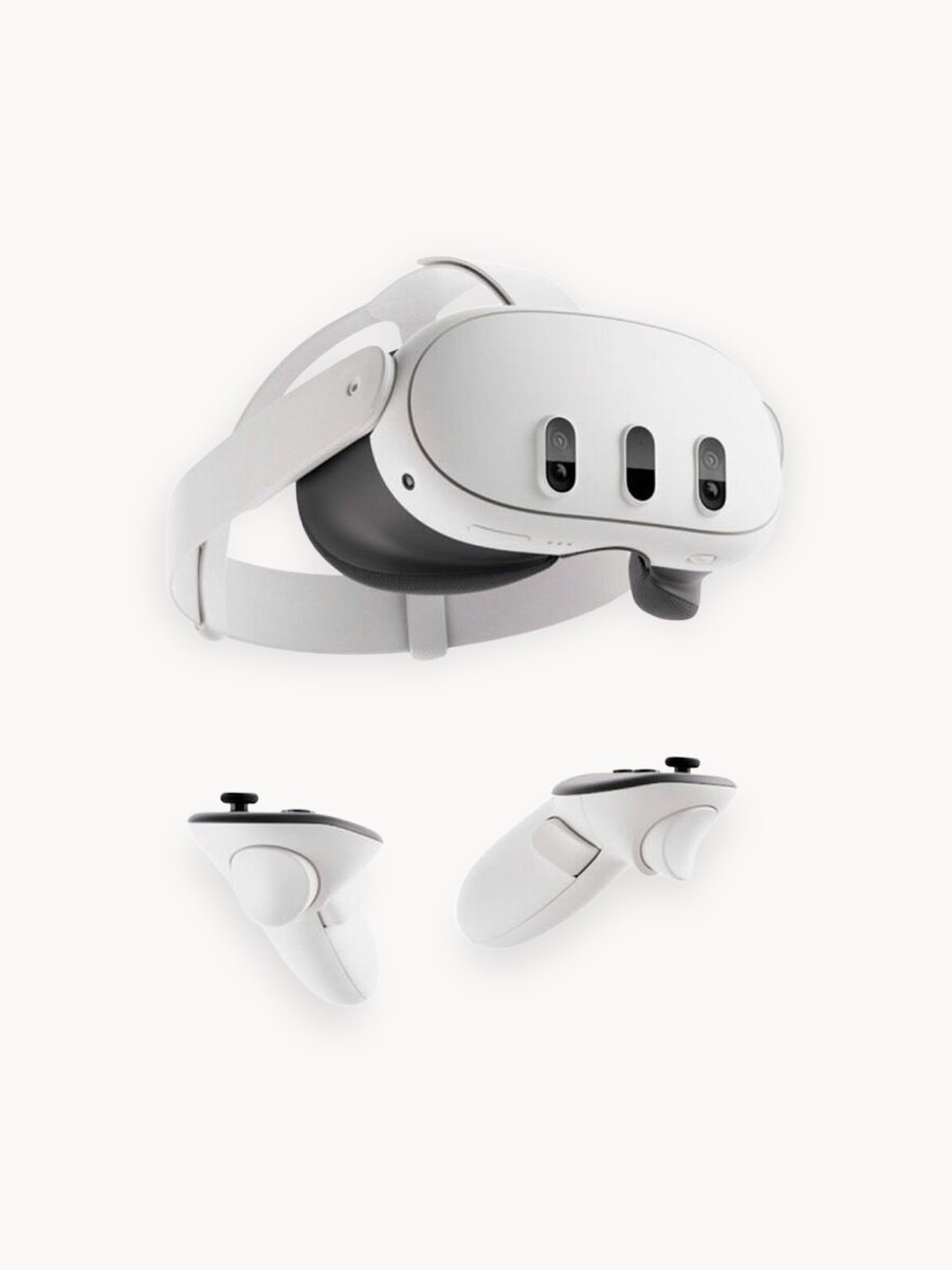 Oculus Шлем виртуальной реальности Oculus Quest 3 512GB (Белый, 512 ГБ)