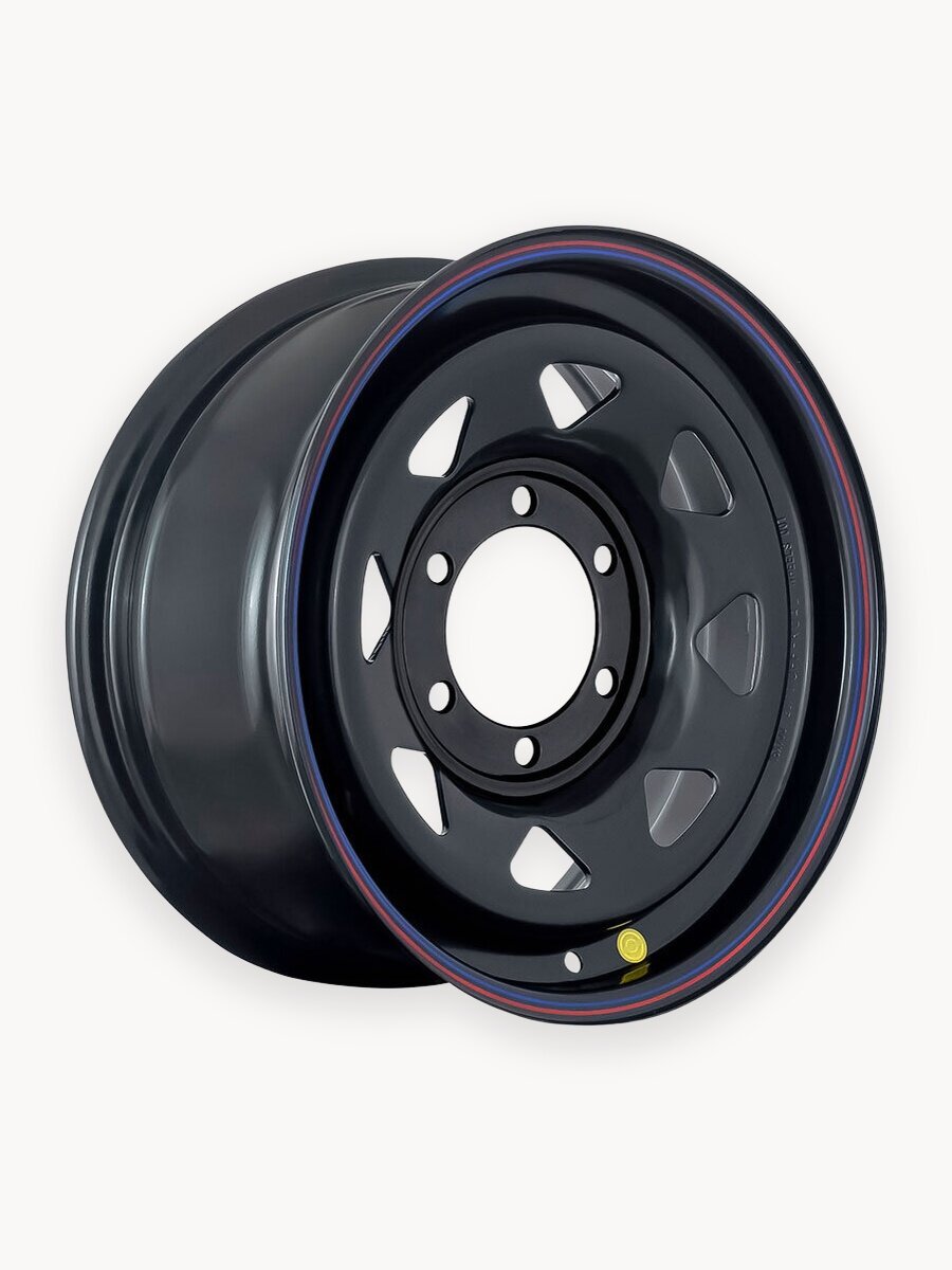 Диск усиленный стальной черный 6x139,7 7xR16 d110 ET+30 (треугольник мелкий)