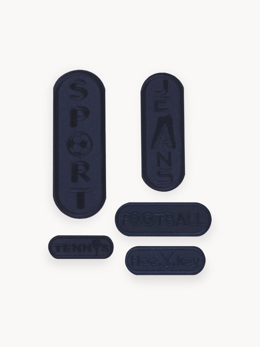 Термонаклейка на одежду, аппликация заплатка термоклеевая, в наборе 10 шт.