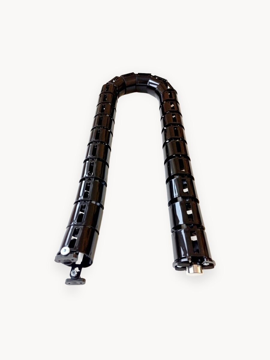 Кабель-канал для столов с электрической регулировкой высоты COLOR DESK EL-1460BL чёрный гибкий пластиковый