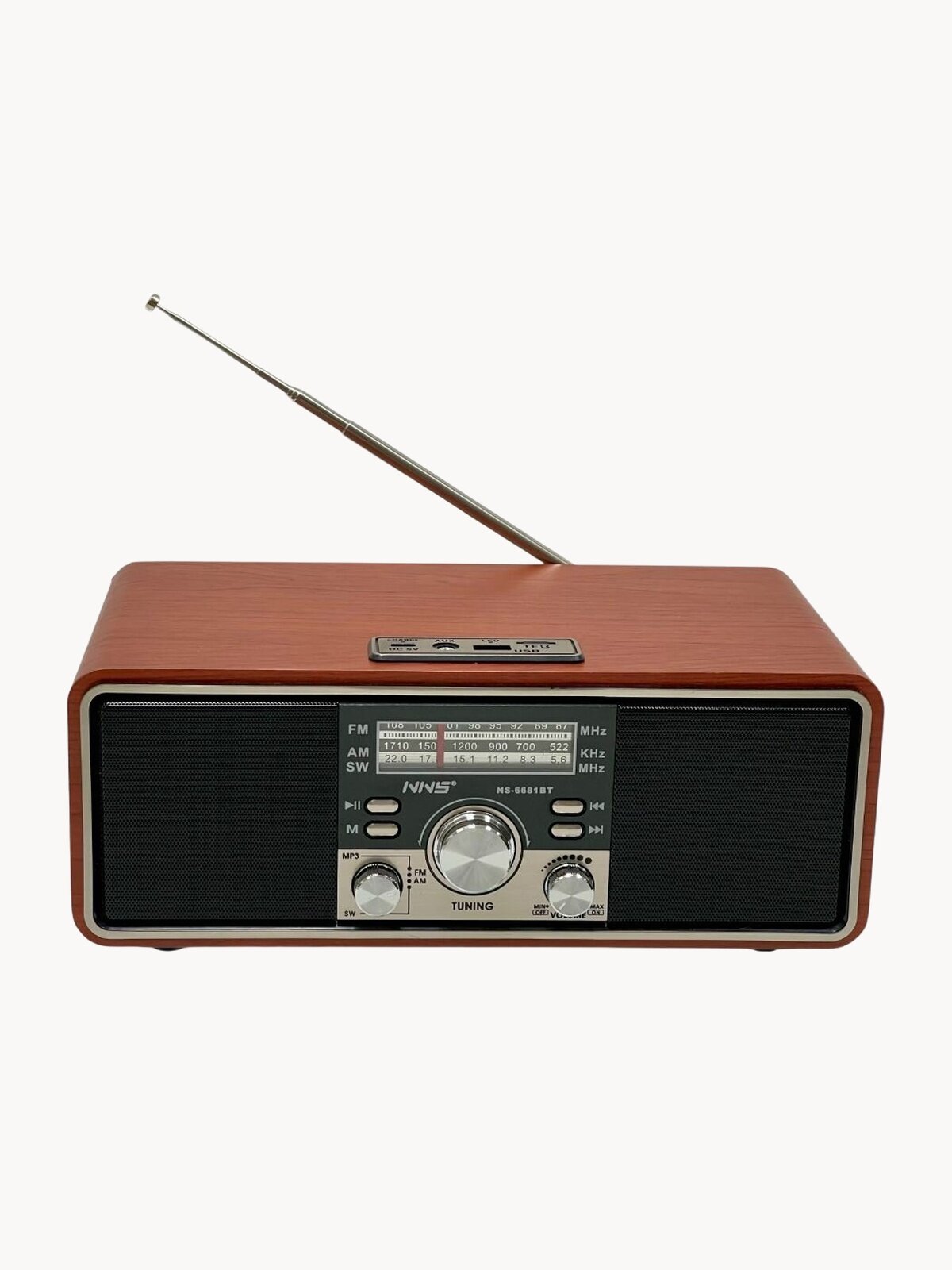 Радиоприёмник NS-6681BT/Bluetooth/USB/MP3/20Вт/TM