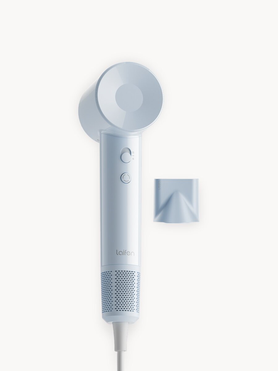 Фен Laifen SE Lite, мощность 1400 Вт, 4 режима, ионизация, подача холодного воздуха, голубой