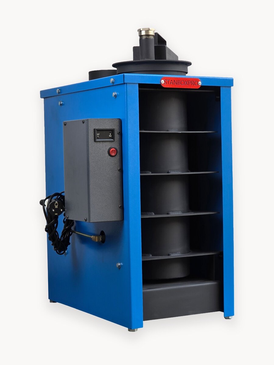 Калорифер воздушный на отработанном масле теплотрон 8 кВт, однооборотный, 60 м2