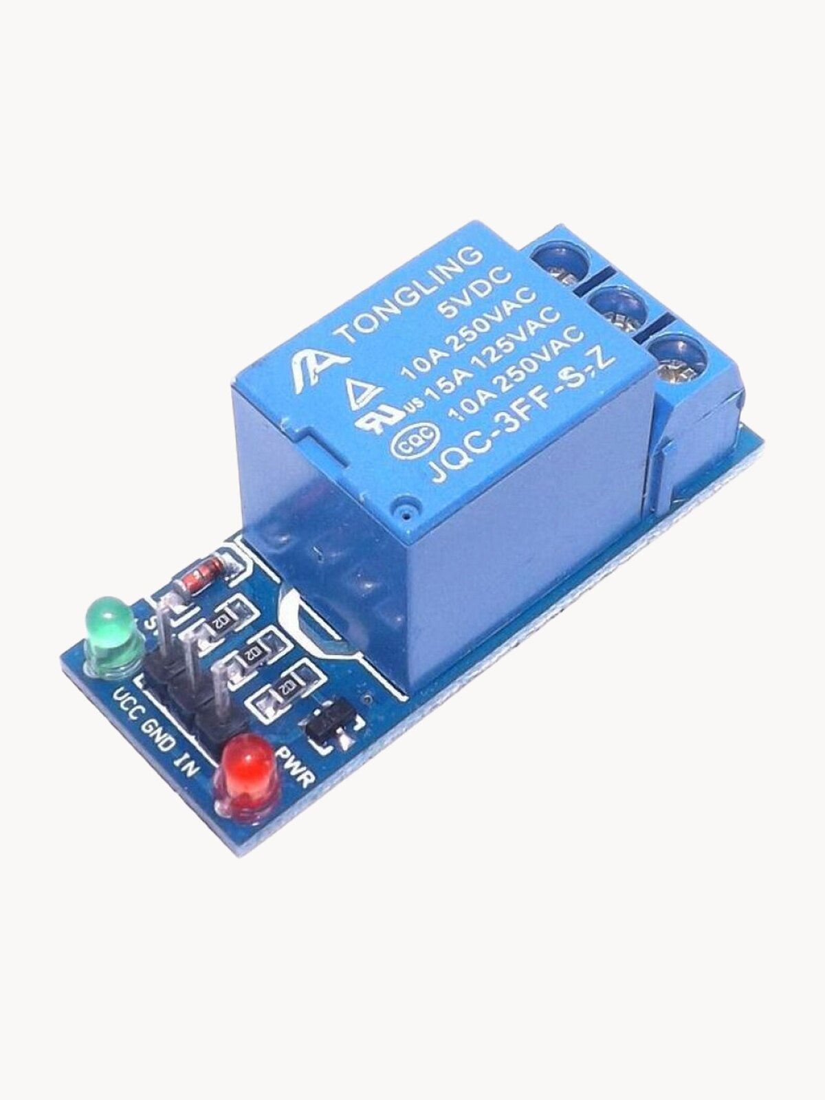 Одноканальный модуль реле на 5В с оптической развязкой для коммутации силовых цепей