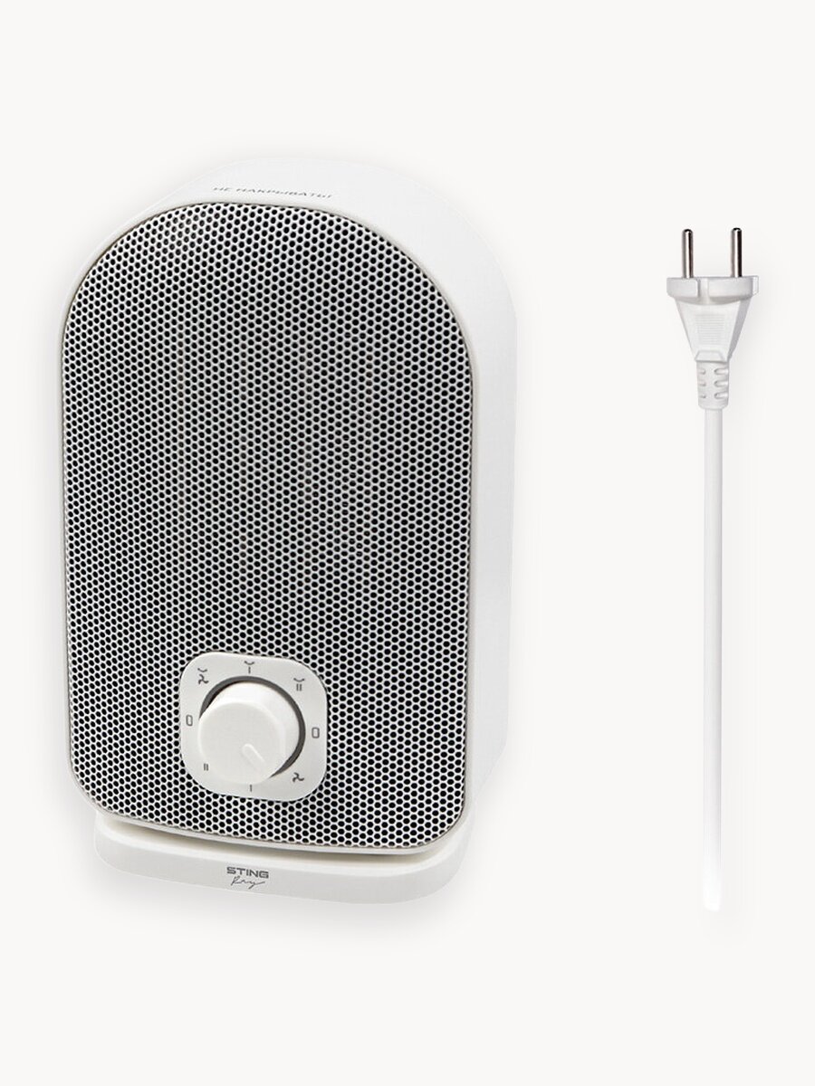 Обогреватель тепловая пушка тепловентилятор STINGRAY ST-FH1053B белый жемчуг