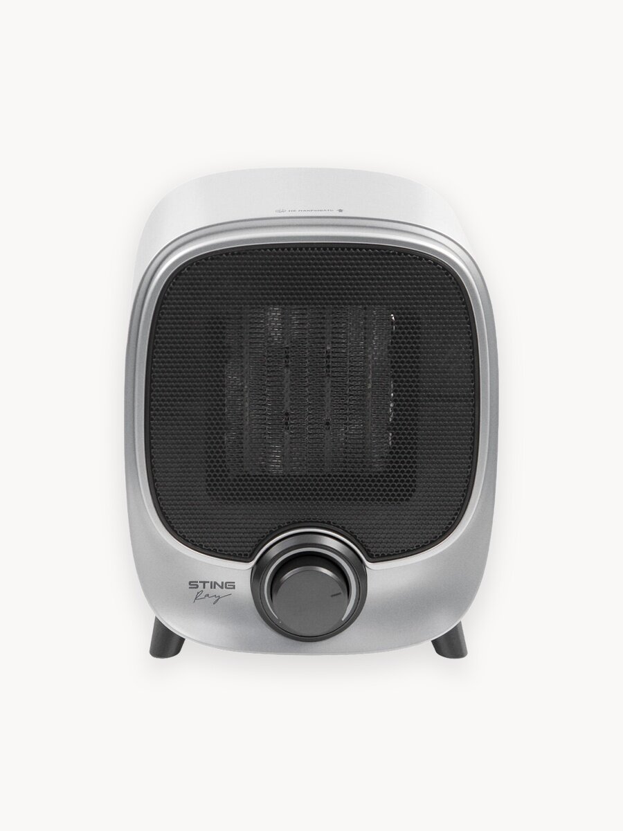 Обогреватель тепловая пушка тепловентилятор STINGRAY ST-FH1072A светлое серебро