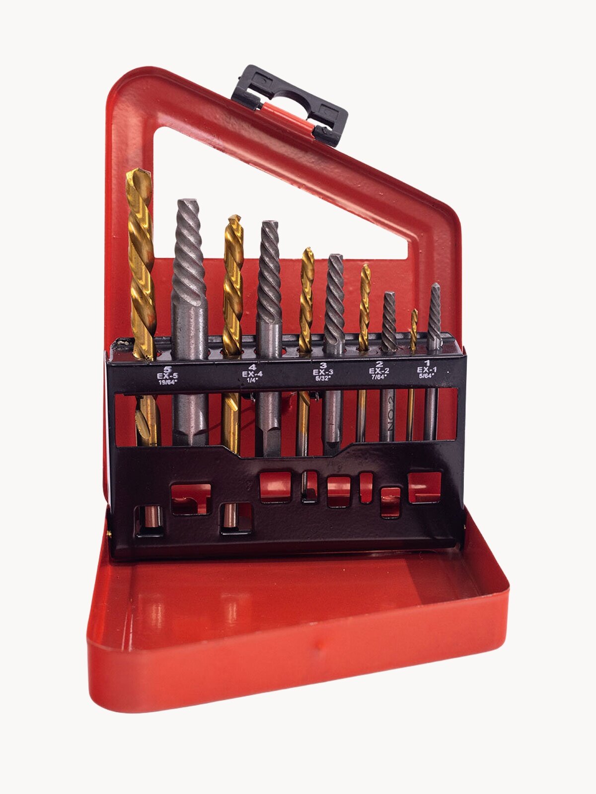 Набор экстракторов для болтов №1-5 и сверл 2-7.5 мм 10 предметов VIRA