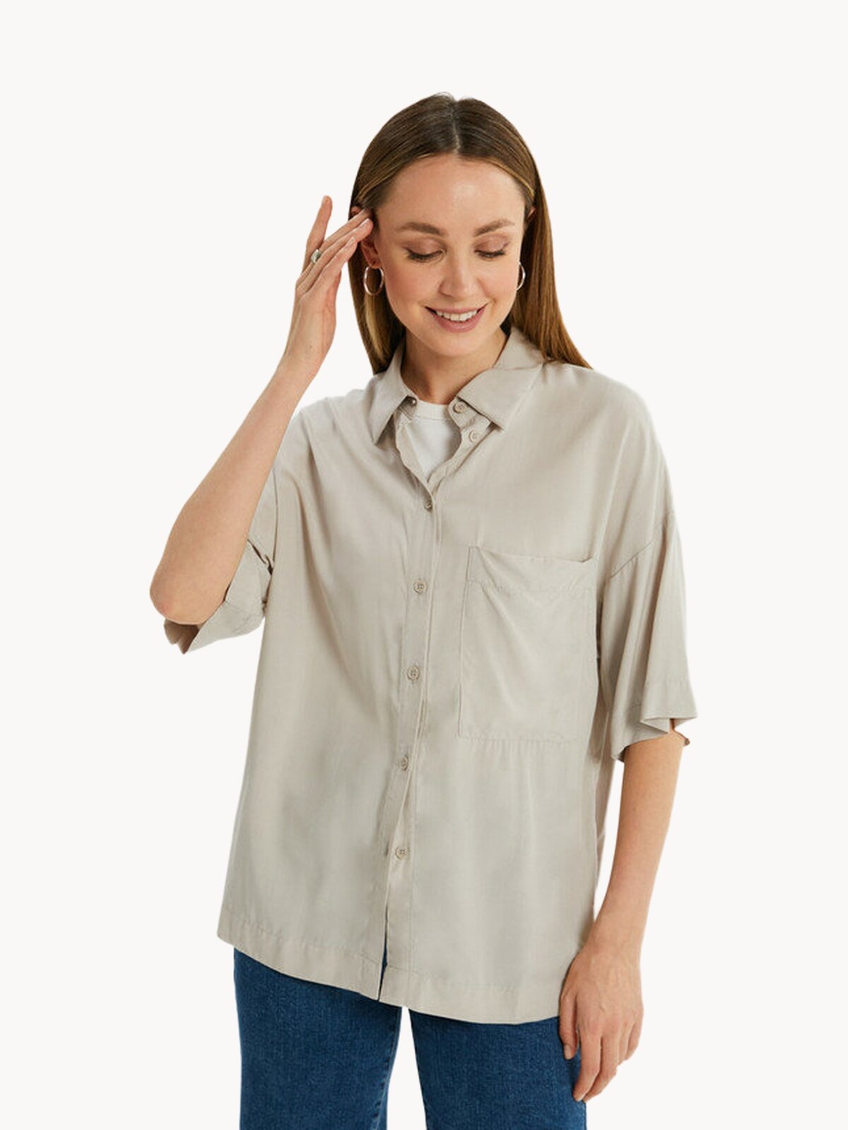 Блуза с коротким рукавом