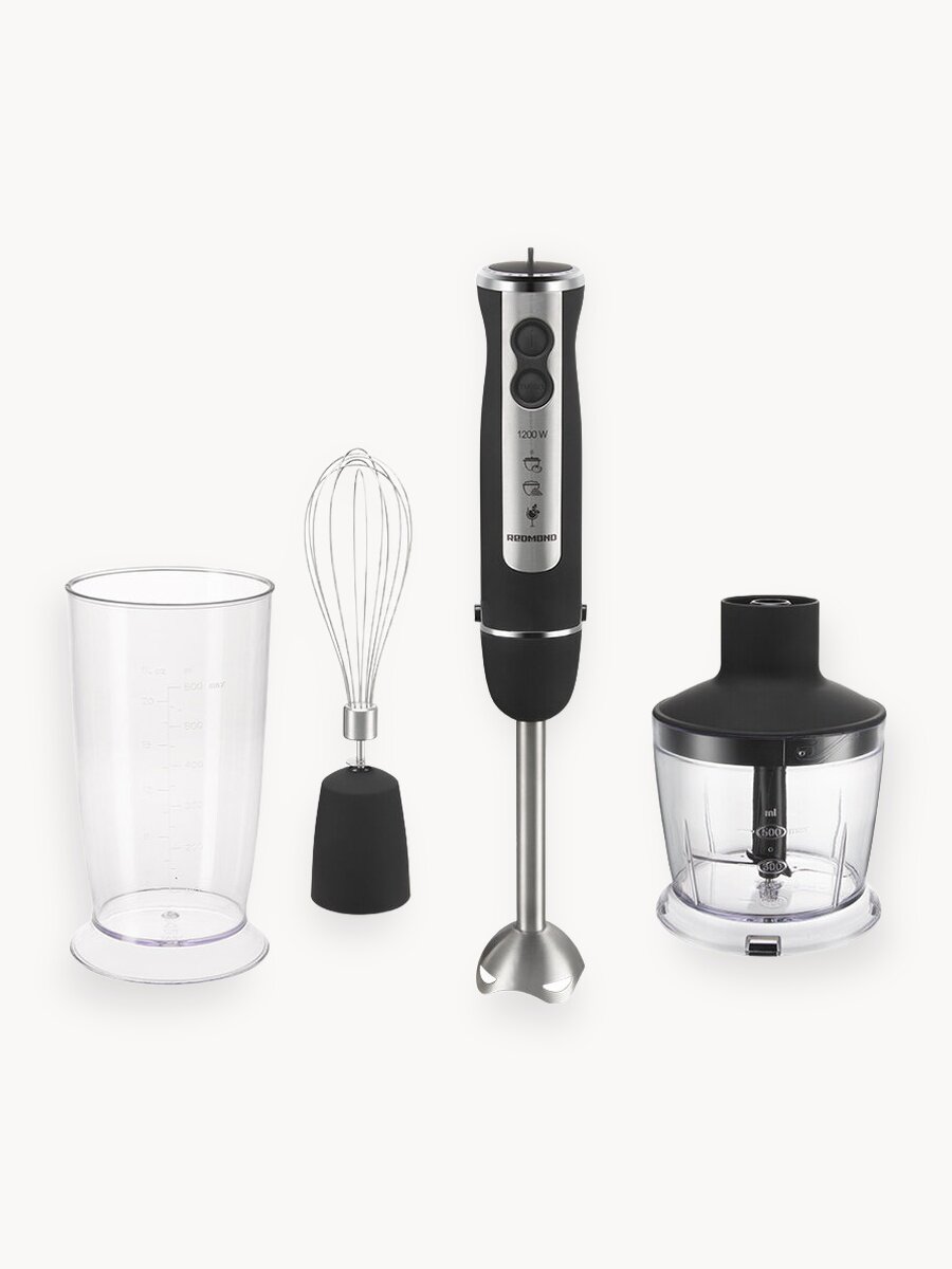 Блендер погружной редмонд BH405, 3 в 1, регулировка скорости