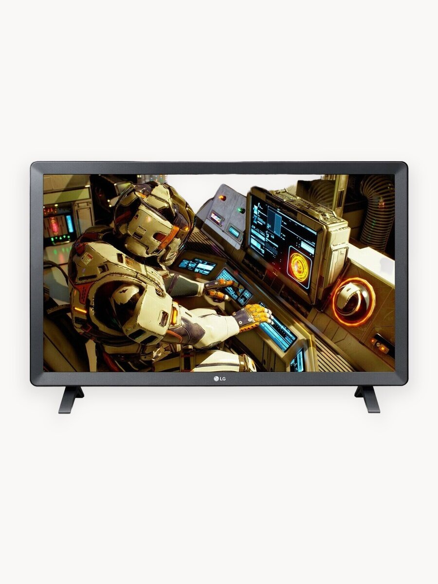 Телевизор смарт LG 24' HD матрица WVA DVB-T2 50 ГЦ WebOS PAL, SECAM серый
