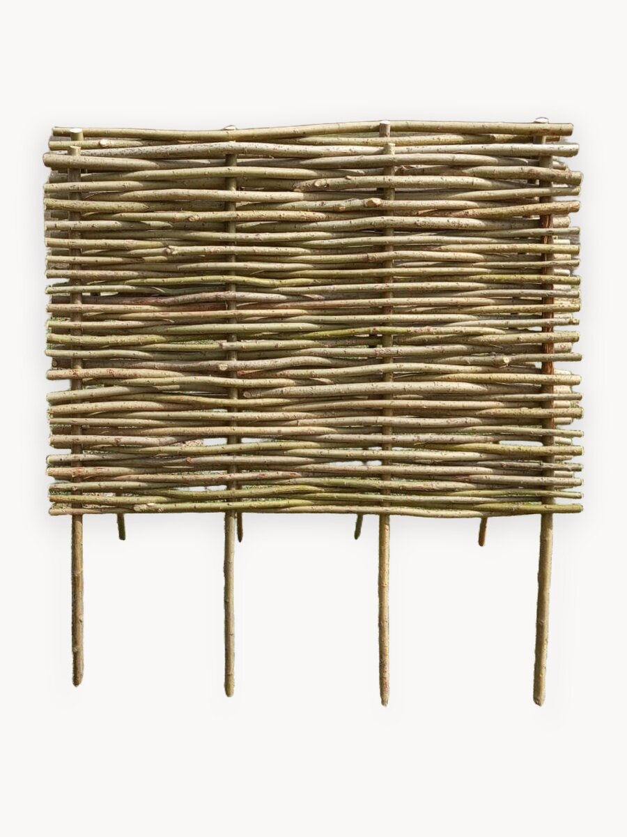 Плетень! Одна секция, размер 100×100см! Плетёное ограждение #фасад Натуральный, прочный, экологически чистый!