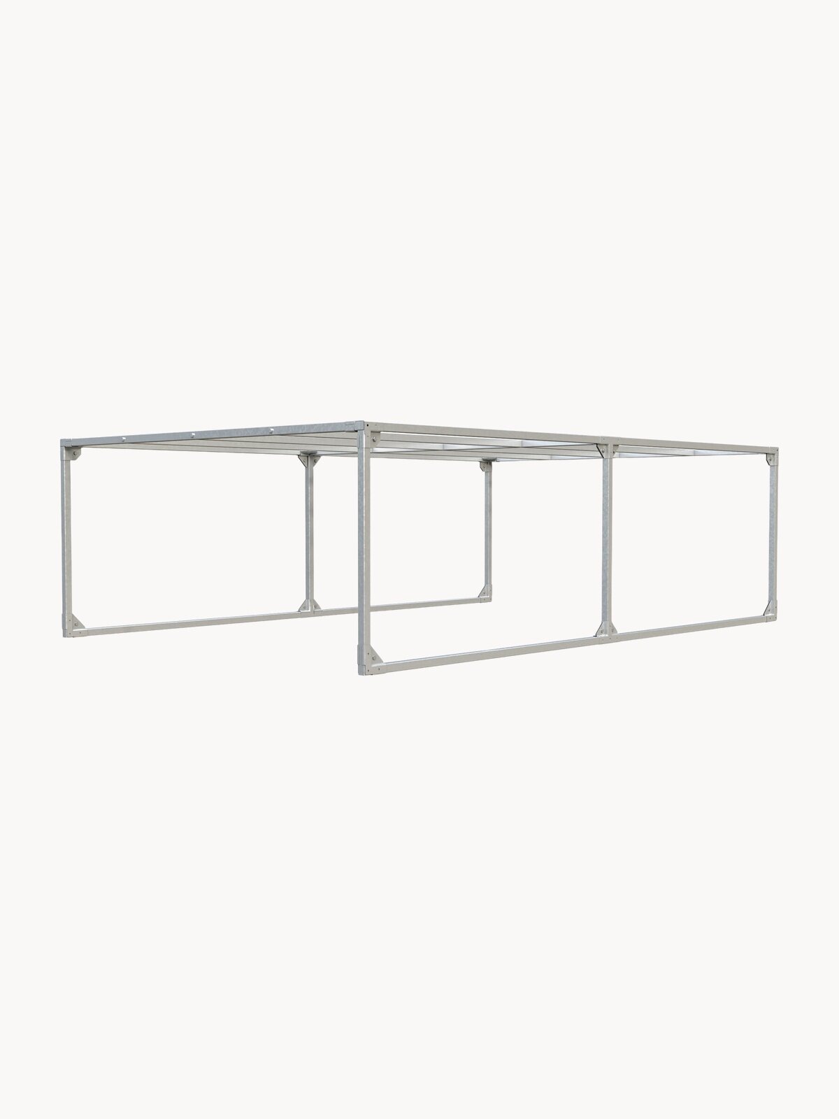 Каркас тента с краб-системой оцинк 2513 h 600 с крепежом для прицепа