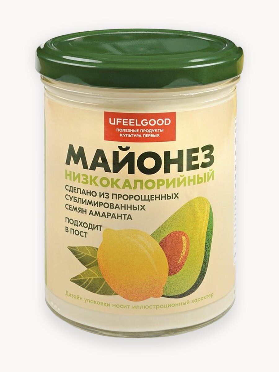 Майонез низкокалорийный постный Ufeelgood, 450мл
