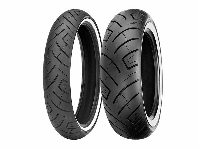 Моторезина SHINKO 140/80-17 69H 777 белая полоса TL