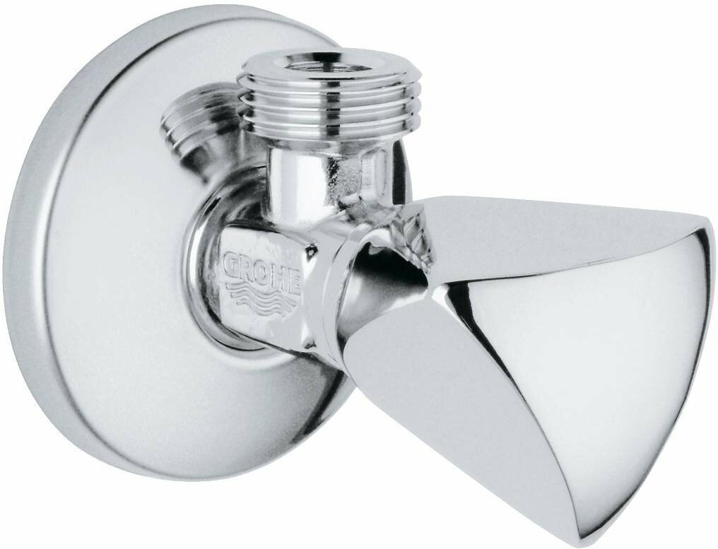 Вентиль угловой Grohe 22940000, сталь, Ду 15, муфтовый, двухвентильный