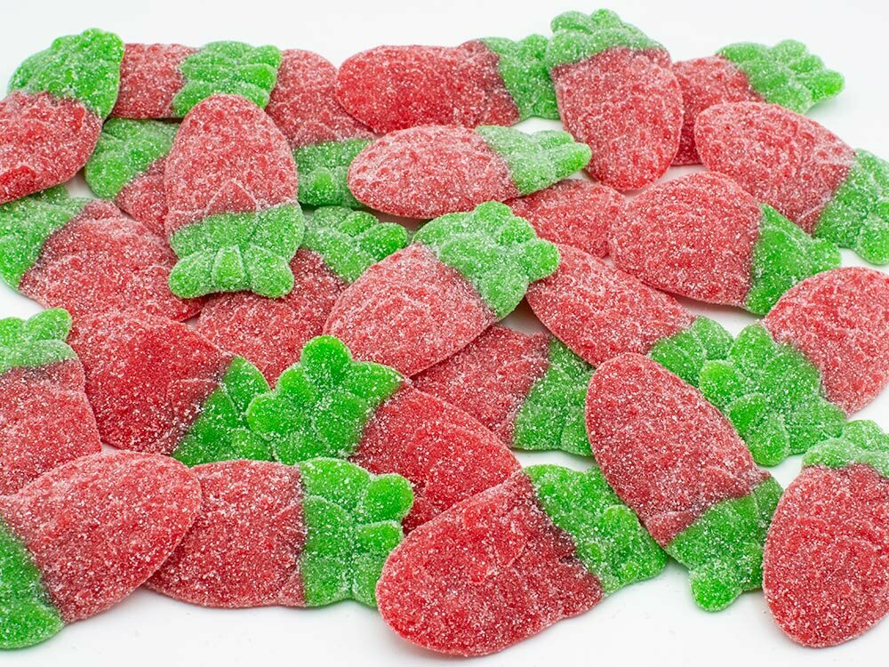 Мармелад жевательный "Гигантская Клубника" в сахаре 1кг FINI/Испания