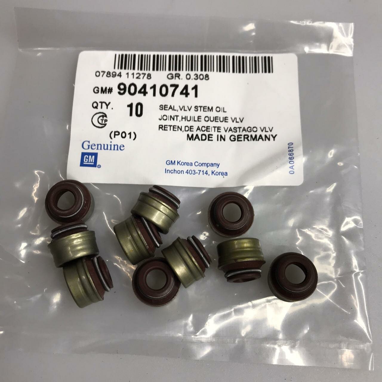Колпачок маслосъемный CHEVROLET Captiva GM 90410741